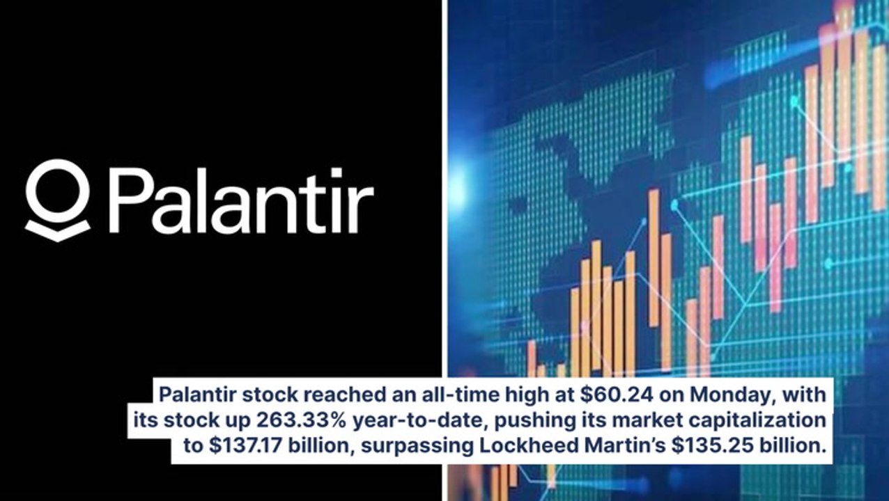 Palantir Overtakes Lockheed Martin In Market Cap, How Does The AI Giant ...