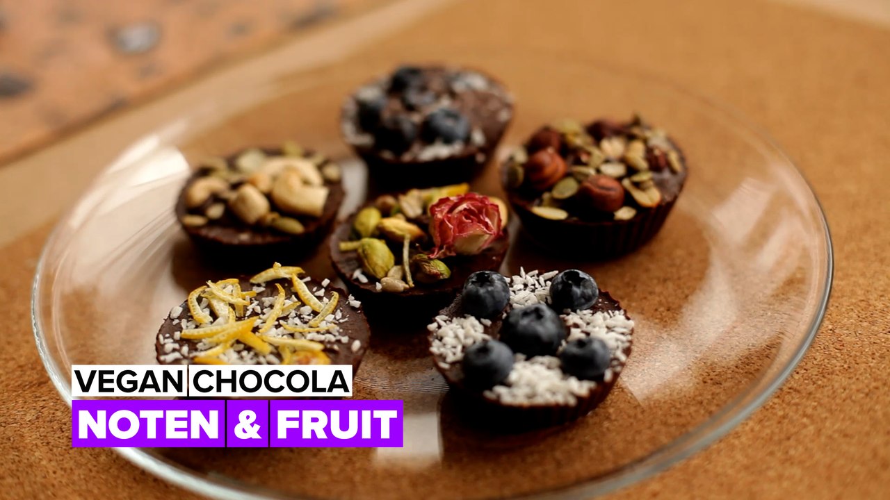 Vegan chocola met toppings - Video Dailymotion