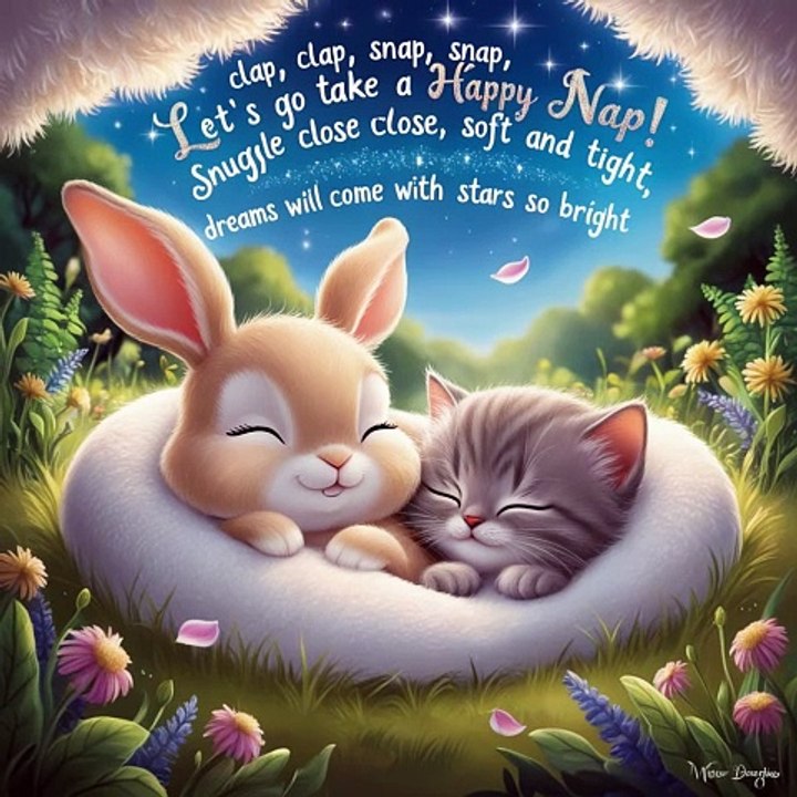 Clap, clap, snap, snap, let’s go take a happy nap! - video Dailymotion