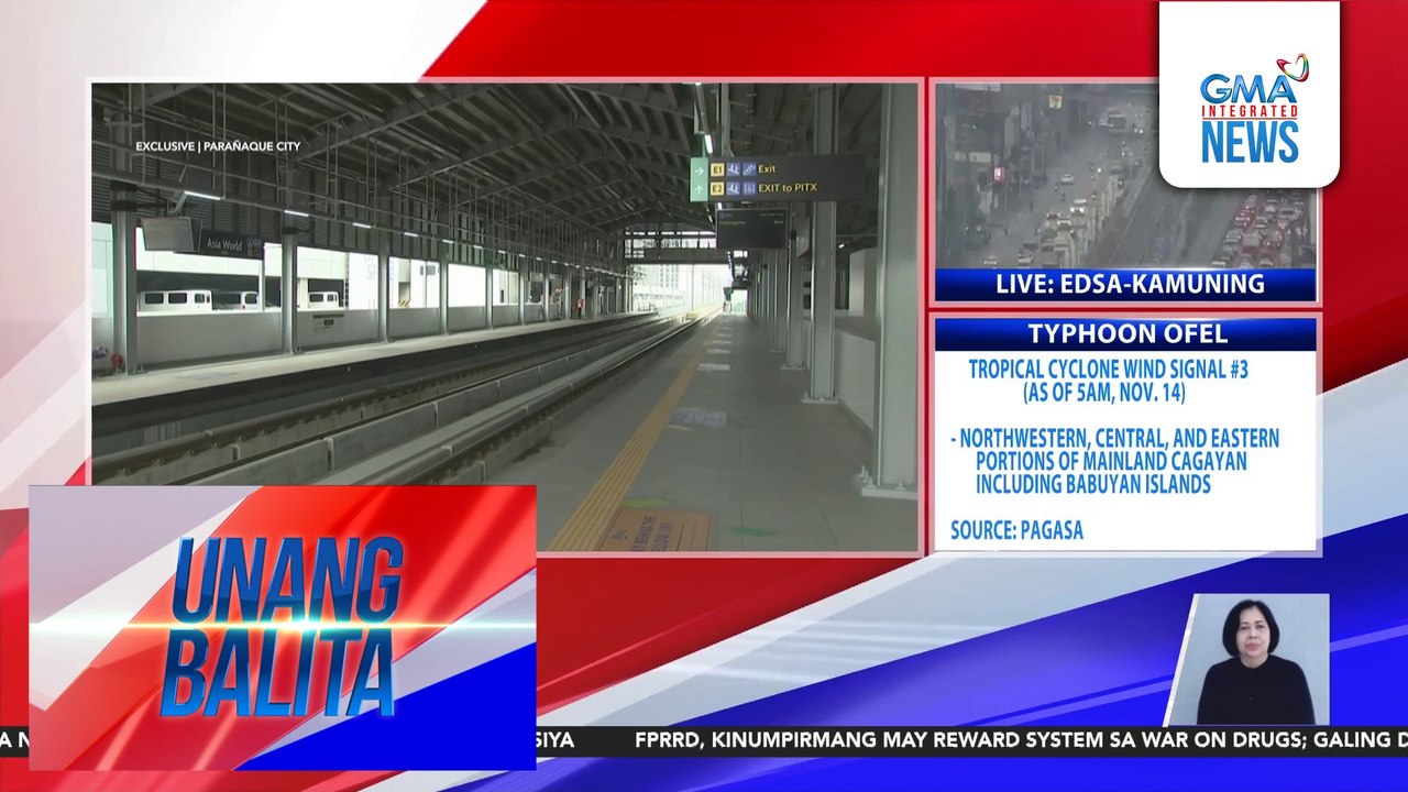 Test run ng riles sa 5 bagong istasyon sa Parañaque ng LRT-1 Cavite ...