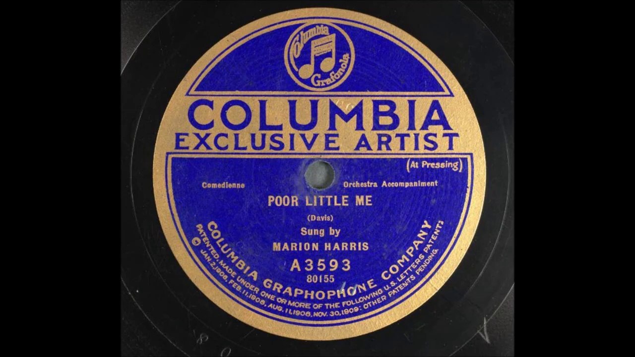 Marion Harris - Poor Little Me (1922) - Vídeo Dailymotion