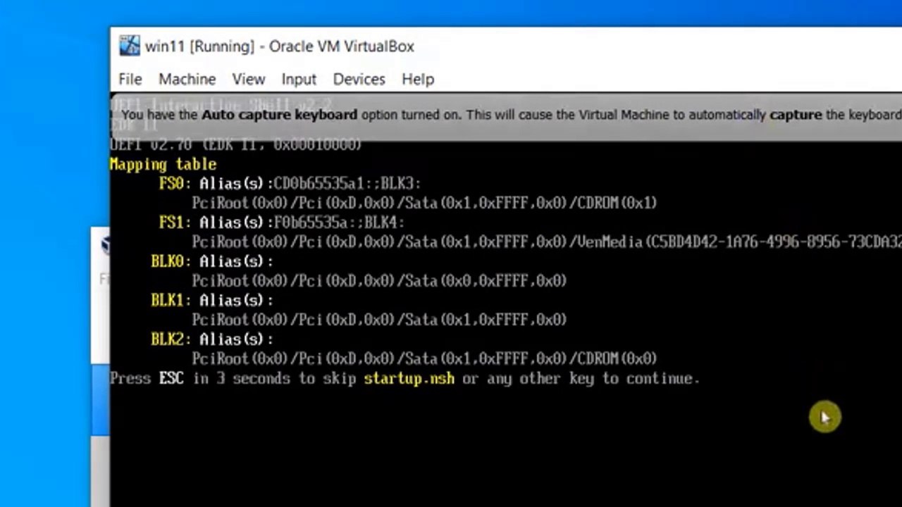 How To Fix UEFI shell startup.nsh error on VirtualBox - video Dailymotion