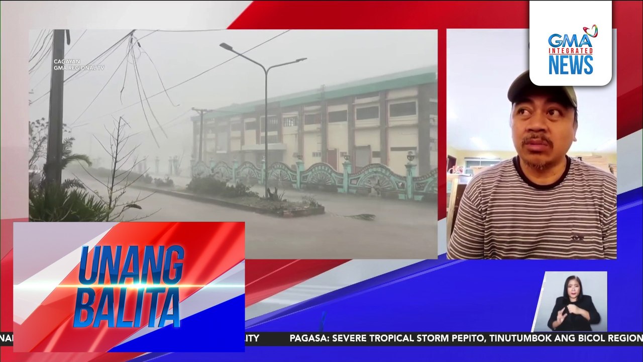 Panayam kay Ruelie Rapsing, PDRRMO Head, Cagayan | Unang Balita - video Dailymotion
