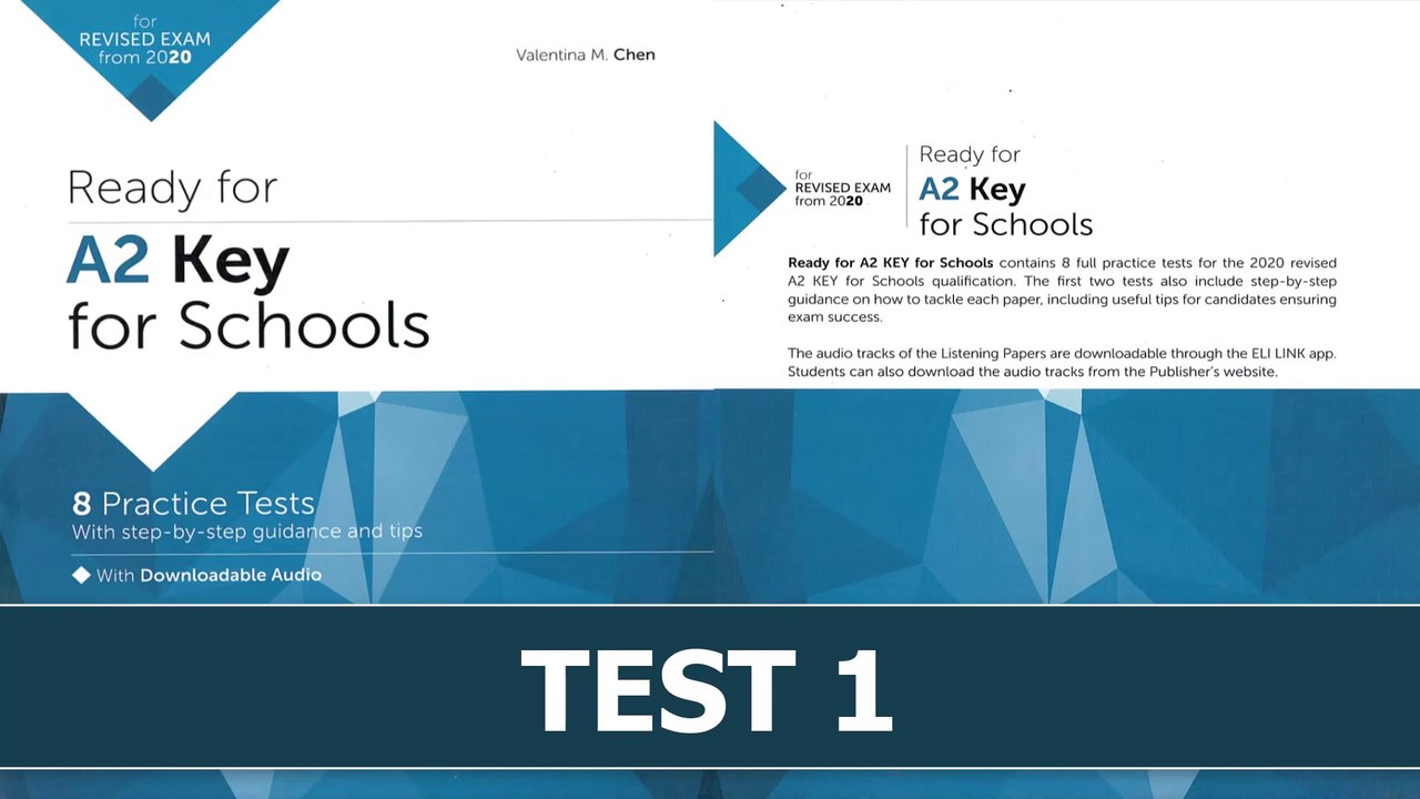 KET Listening - Ready for A2 Key for Schools 8 Practice Test 1 - video ...