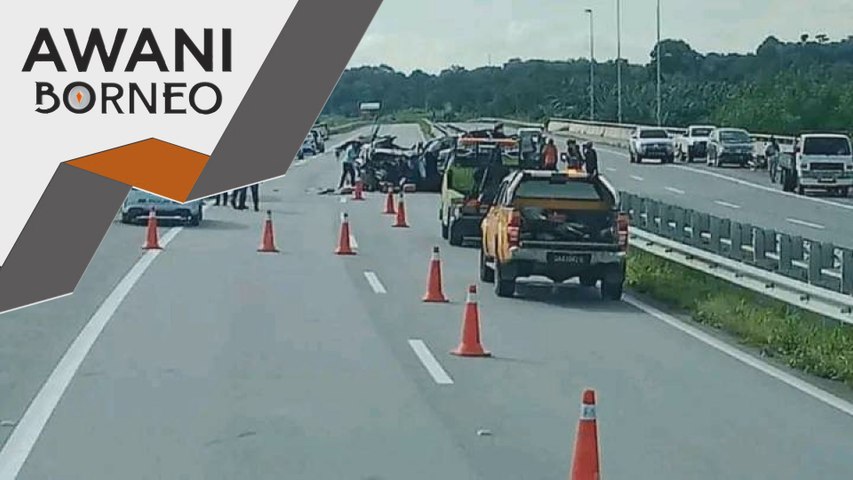Lapan maut nahas dua kenderaan di Lebuh Raya Pan Borneo | AWANI International