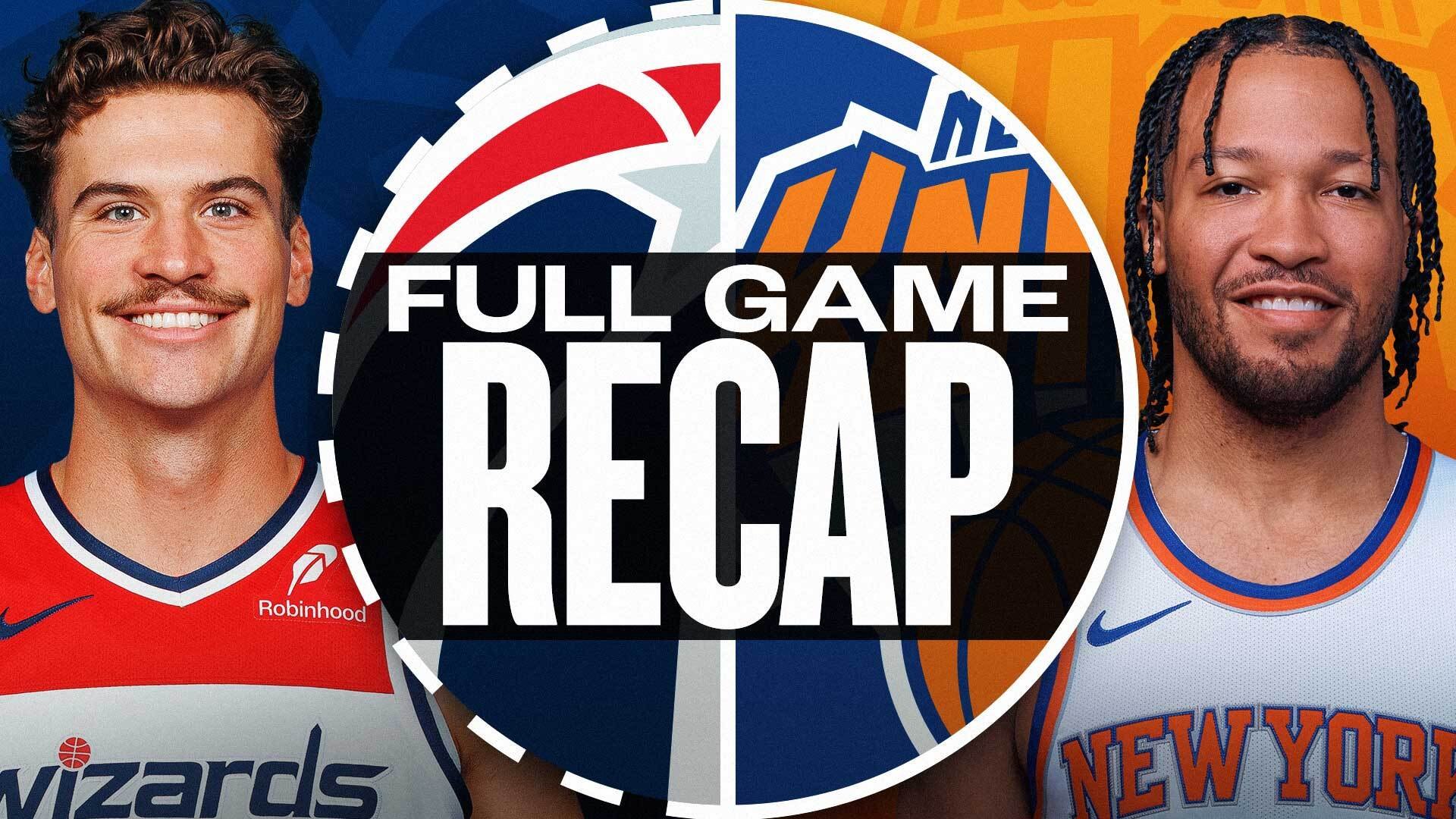 NBA : Le duo des Knicks Towns-Brunson écrase les Wizards | beIN SPORTS