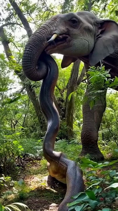 Elephant The Hunt shake snake - video Dailymotion