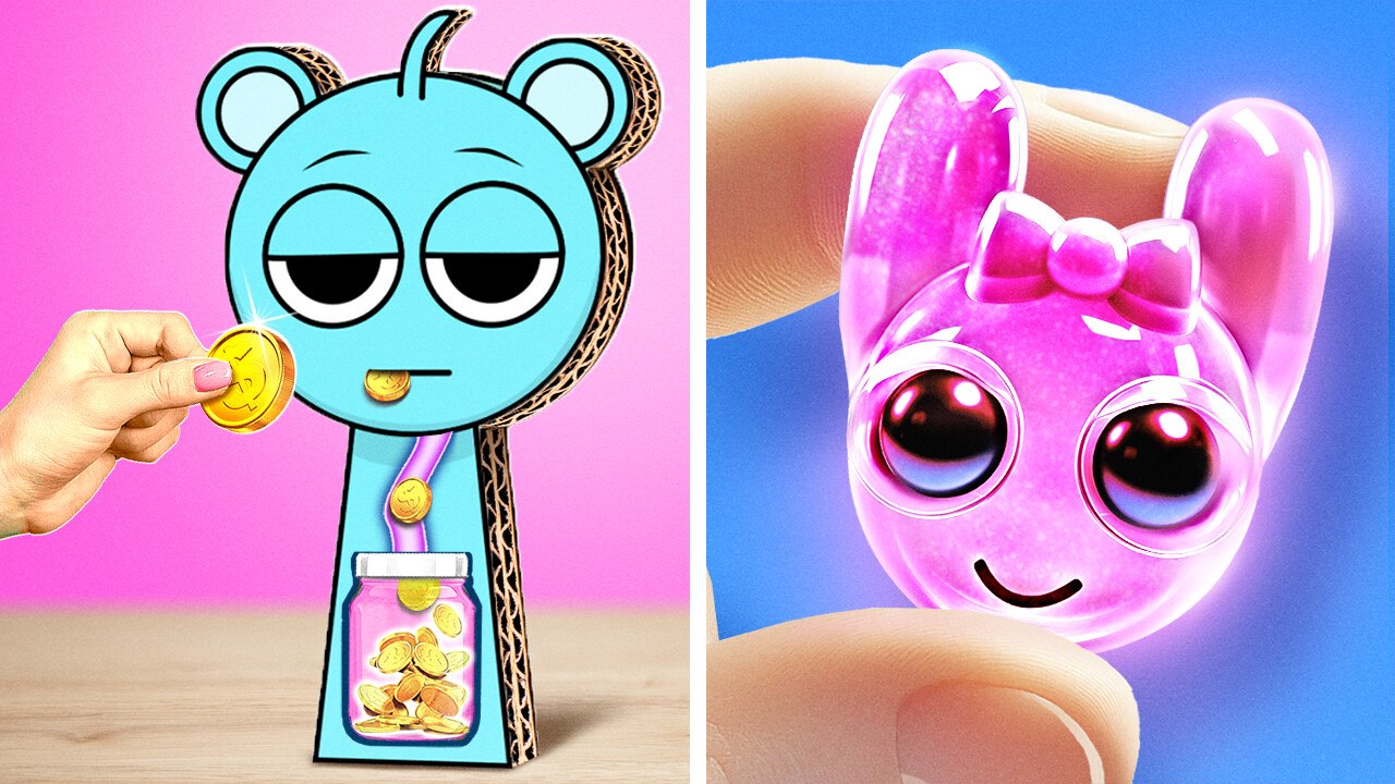 Cool SPRUNKI Cardboard Crafts 🔥 *Best Paper And Cardboard Projects For ...