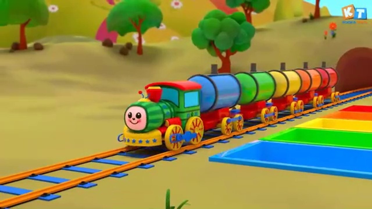 Cocomelon Color Train - Wheels on the Train - Baby Nursery Rhymes ...