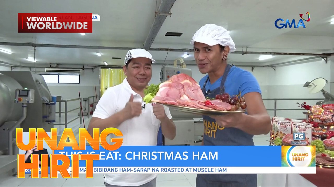 Ham-sarap na Christmas ham! | Unang Hirit - video Dailymotion