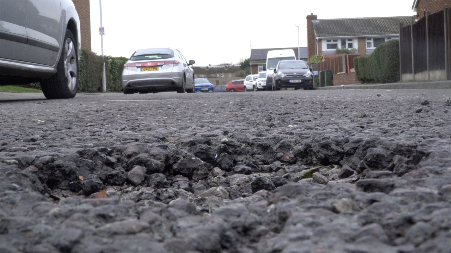 Kent pothole claims triple