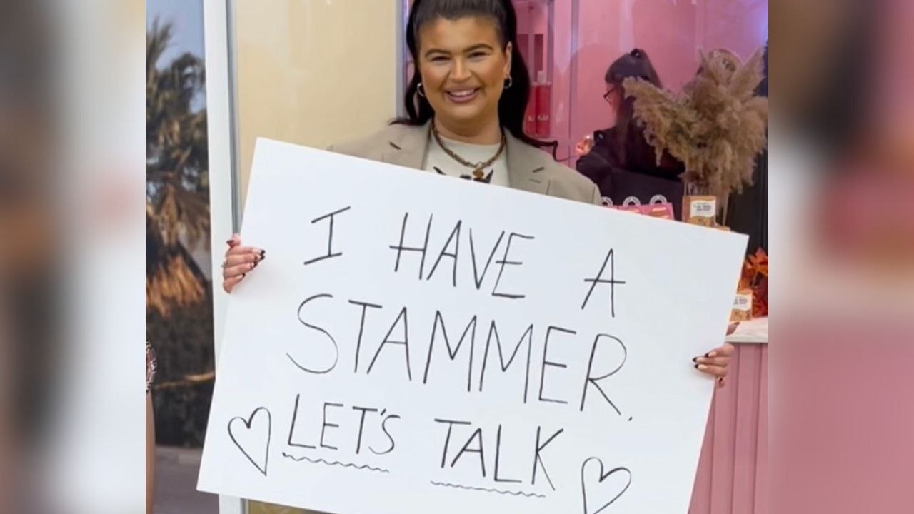 "I've got a stammer and we need change - I get cut off, interrupted and ...