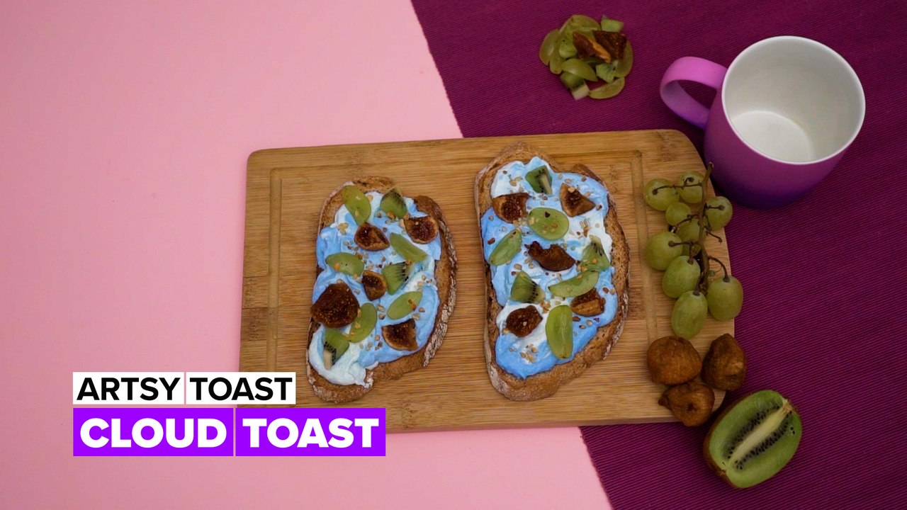 Artsy toast: Cloud toast - video Dailymotion