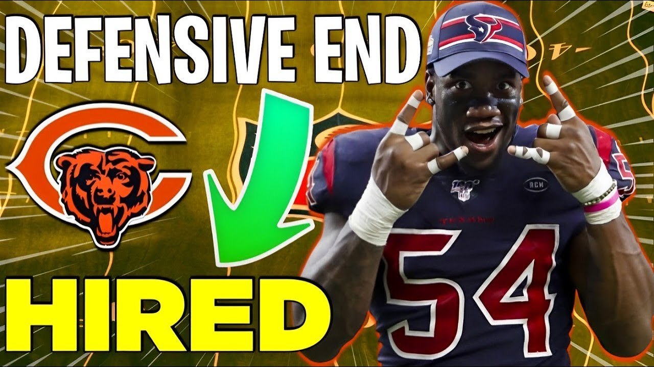 Chicago Bears' Defensive Upgrade: Jacob Martin Joins the Squad! - video ...