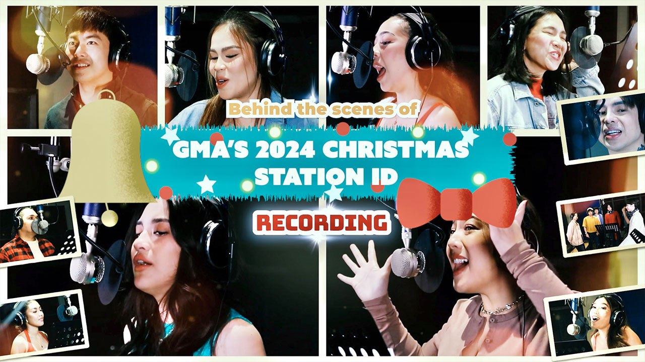 Not Seen on TV: Behind-the-scenes of GMA 2024 Christmas Station ID recording - video Dailymotion