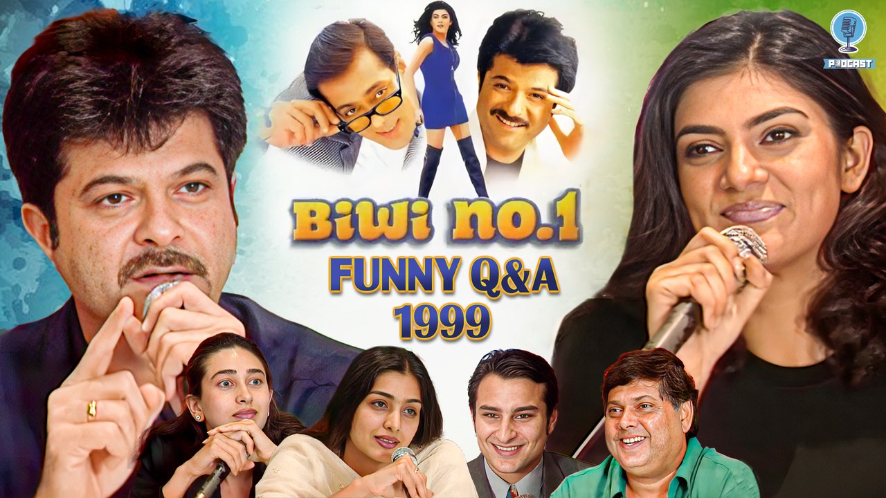 Biwi No.1 Original Press Conference (1999): Saif Ali Khan, Anil Kapoor, David D, Karisma ...