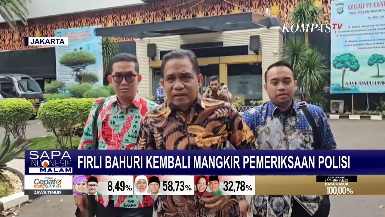 Firli Bahuri Mangkir Pemeriksaan Polisi, Kuasa Hukum: Ada Acara Keluarga - Video Dailymotion