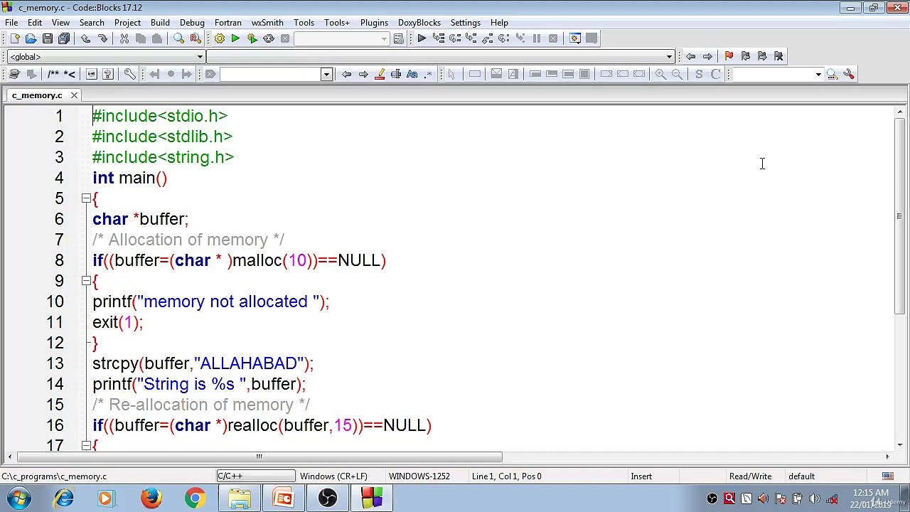 Learn Programming Technique C to Master Skills - Dynamic Memory Allocation Program - video ...
