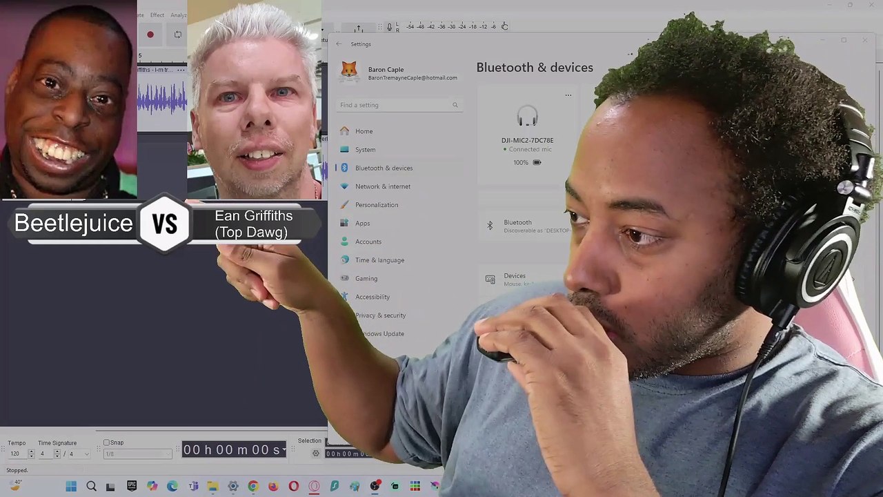 Baron Tremayne Caple A.K.A. Foxy Kitsune Fox: Beetlejuice Vs Ean "Top ...