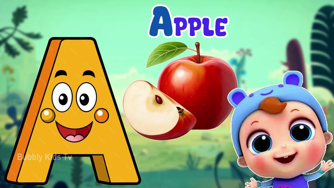 ABC Alphabet Adventure! A for Apple 🍎 | Learning Letters for Kids ...