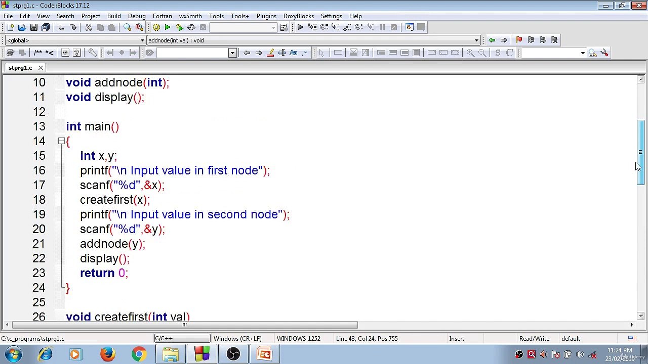 Learn Programming Technique C to Master Skills - Linked List ( Display Nodes Program ) Continue ...