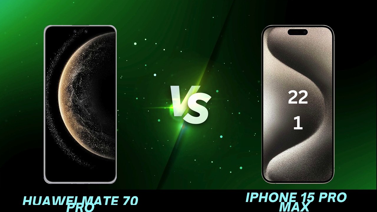 Huawei Mate 70 Pro vs Apple iPhone 15 Pro Max - Video Dailymotion