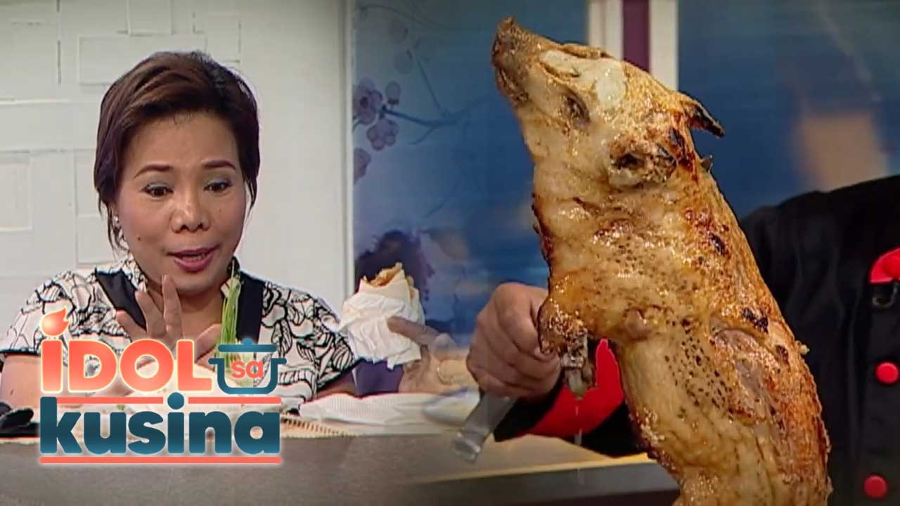 Susan Enriquez, puring-puri ang Pritchon de Leche ni Chef Boy Logro ...