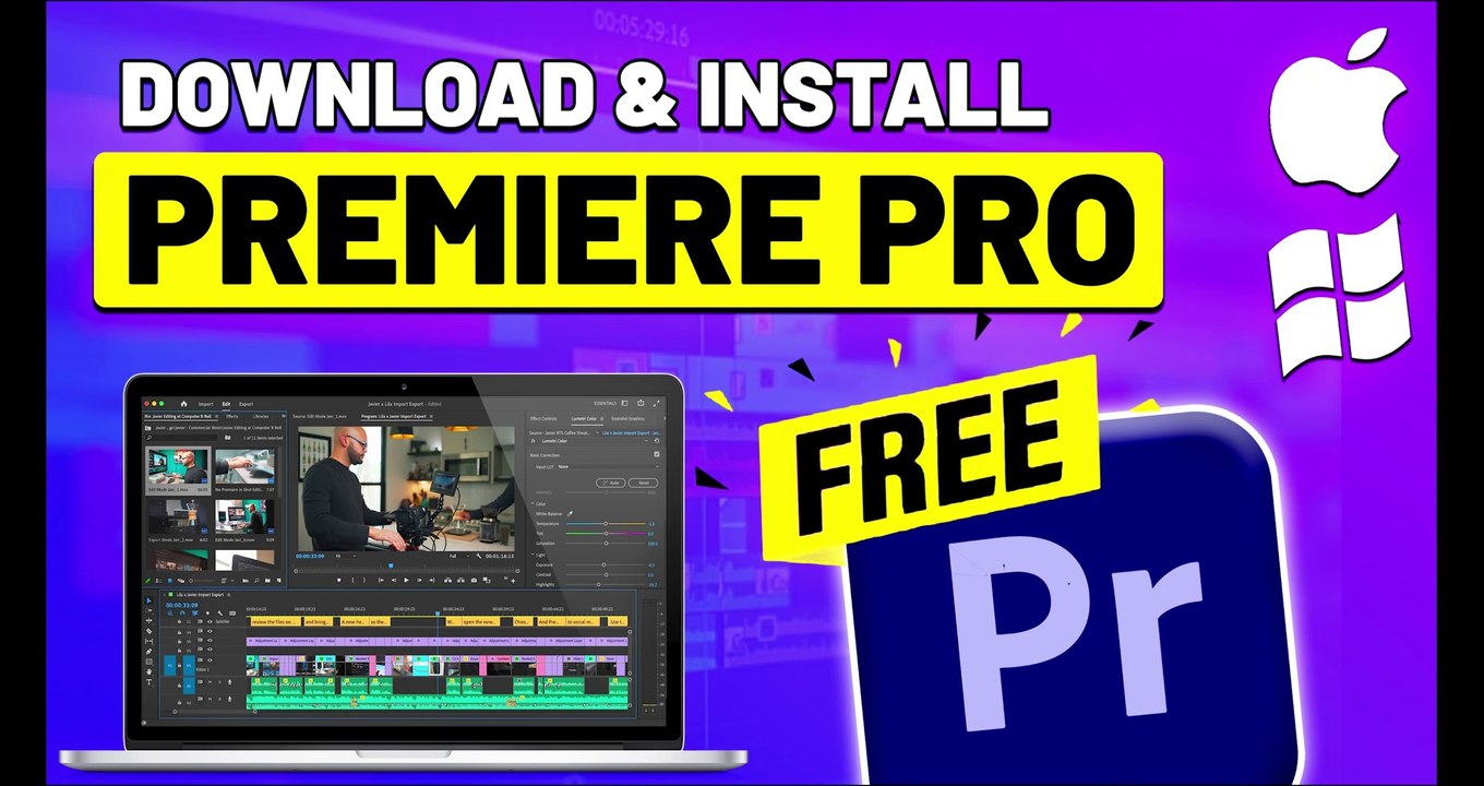 How to Download Adobe Premiere Pro for FREE on PC & MAC in 2024 ...
