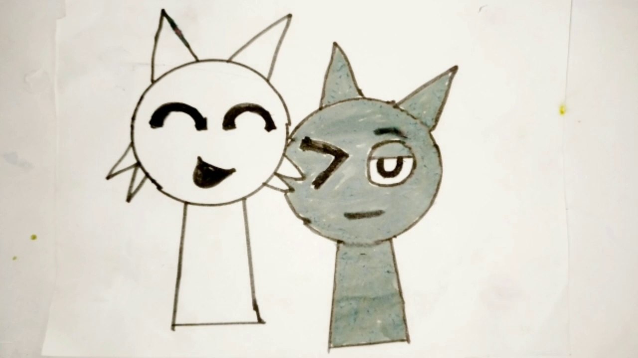 How to draw Wenda x Gray Incredible Sprunki - video Dailymotion