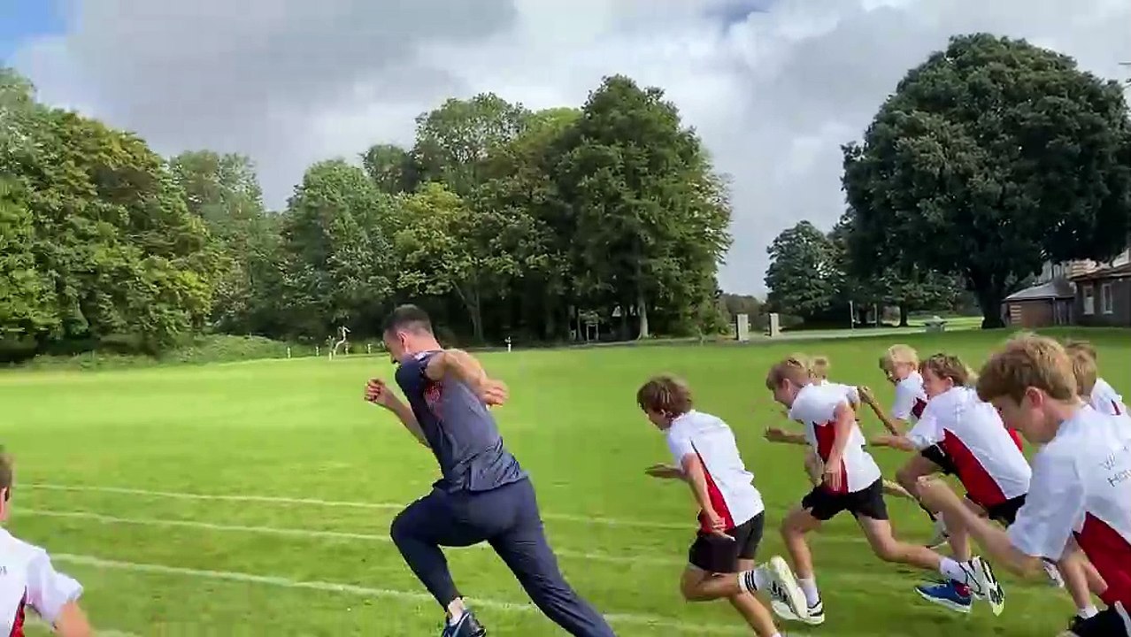 GB Olympic medallist Toby Harries visits his old school, Westbourne ...