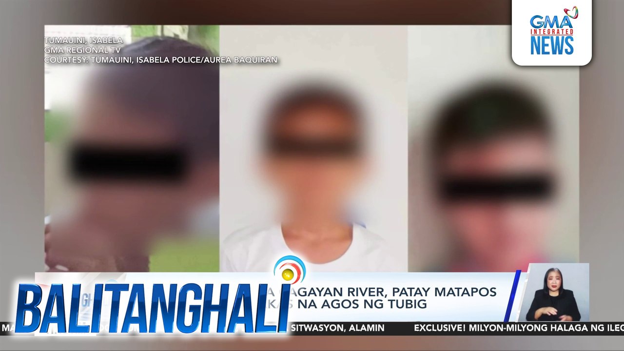 3 batang naligo sa Cagayan River, patay matapos tangayin ng malakas na ...