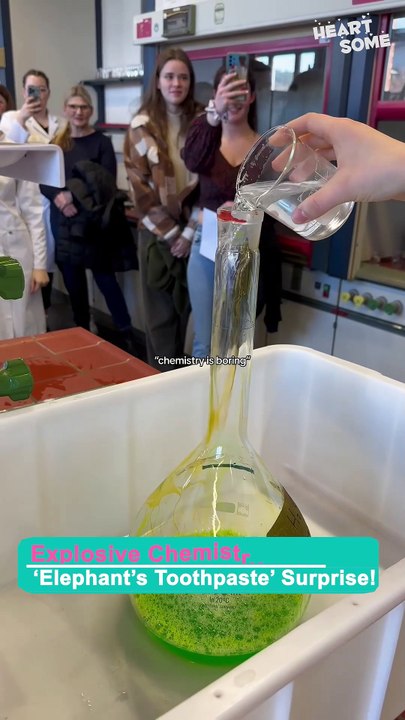 Explosive Elephant’s Toothpaste Experiment! Chemistry in Action ...