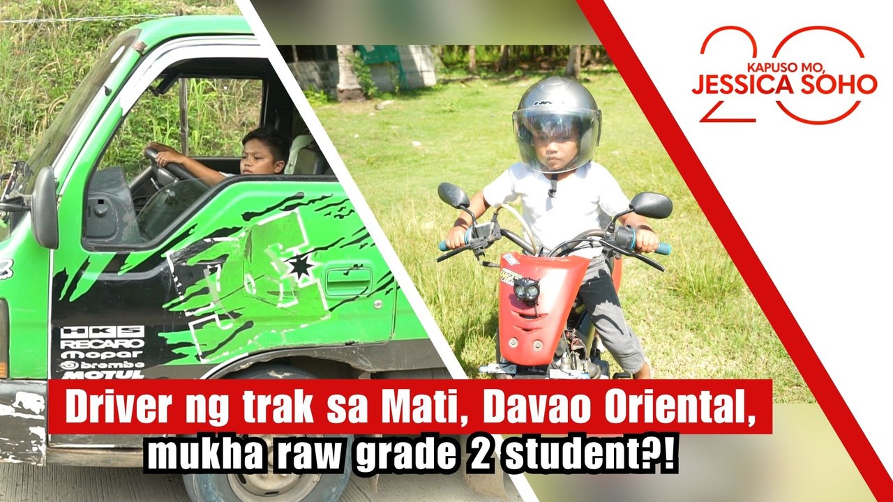 Driver ng trak sa Mati, Davao Oriental, mukha raw grade 2 student ...