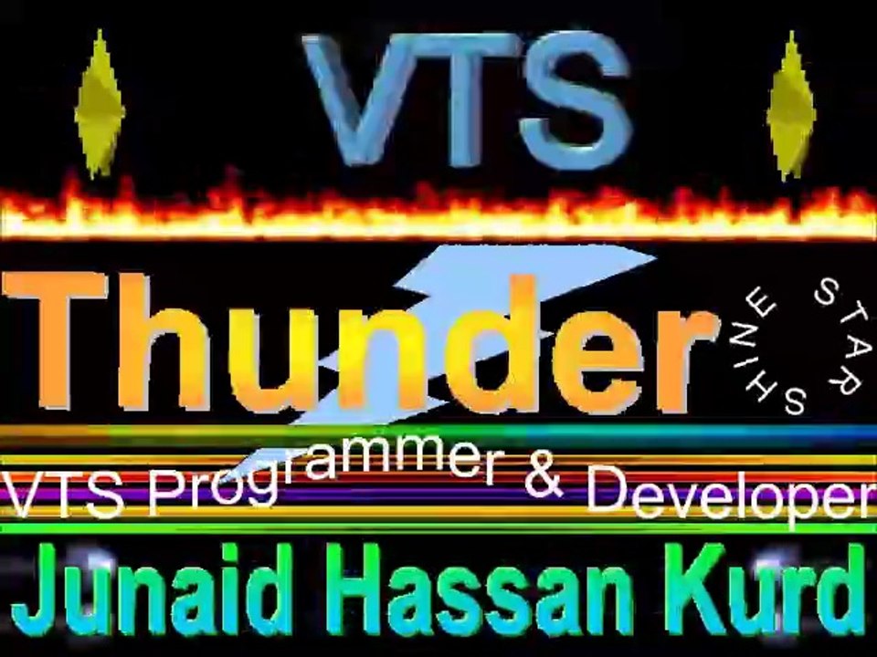 VTS Thunder - Thunder Lights - 3D Animations - 3D Stars - Junaid Kurd - video Dailymotion