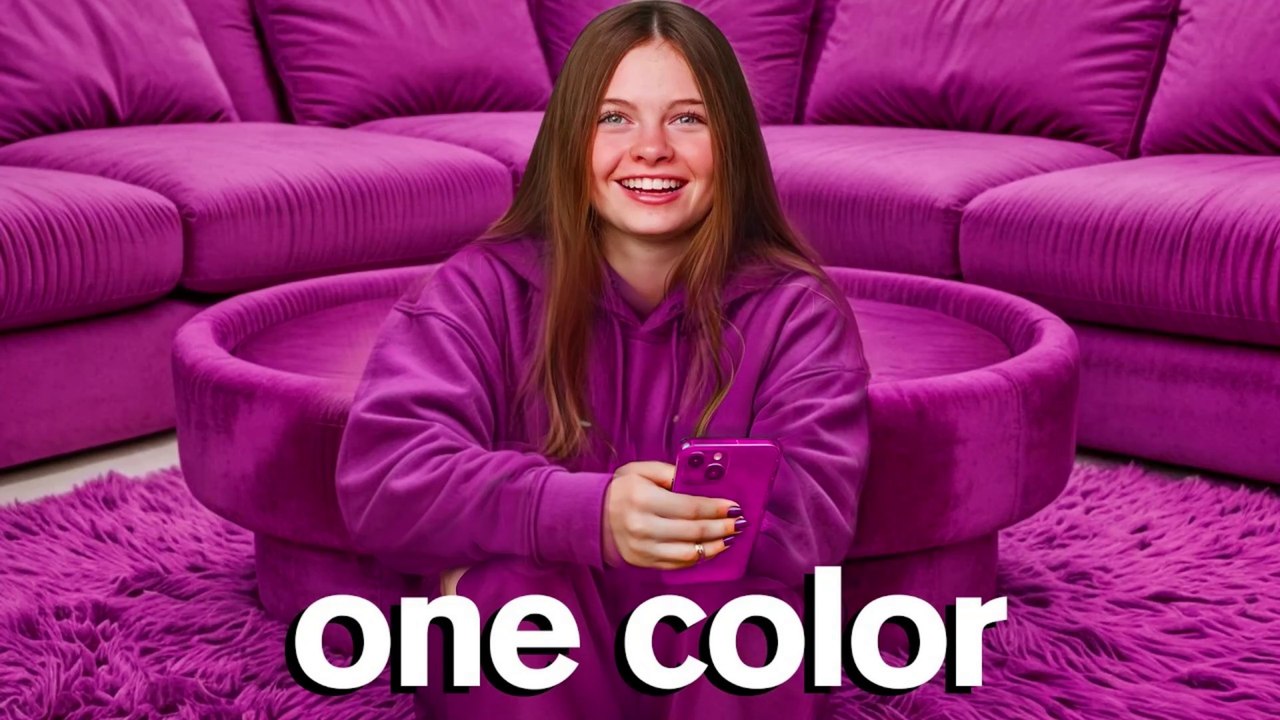 LIVING ALONE in ONE COLOR For 24 Hours - video Dailymotion