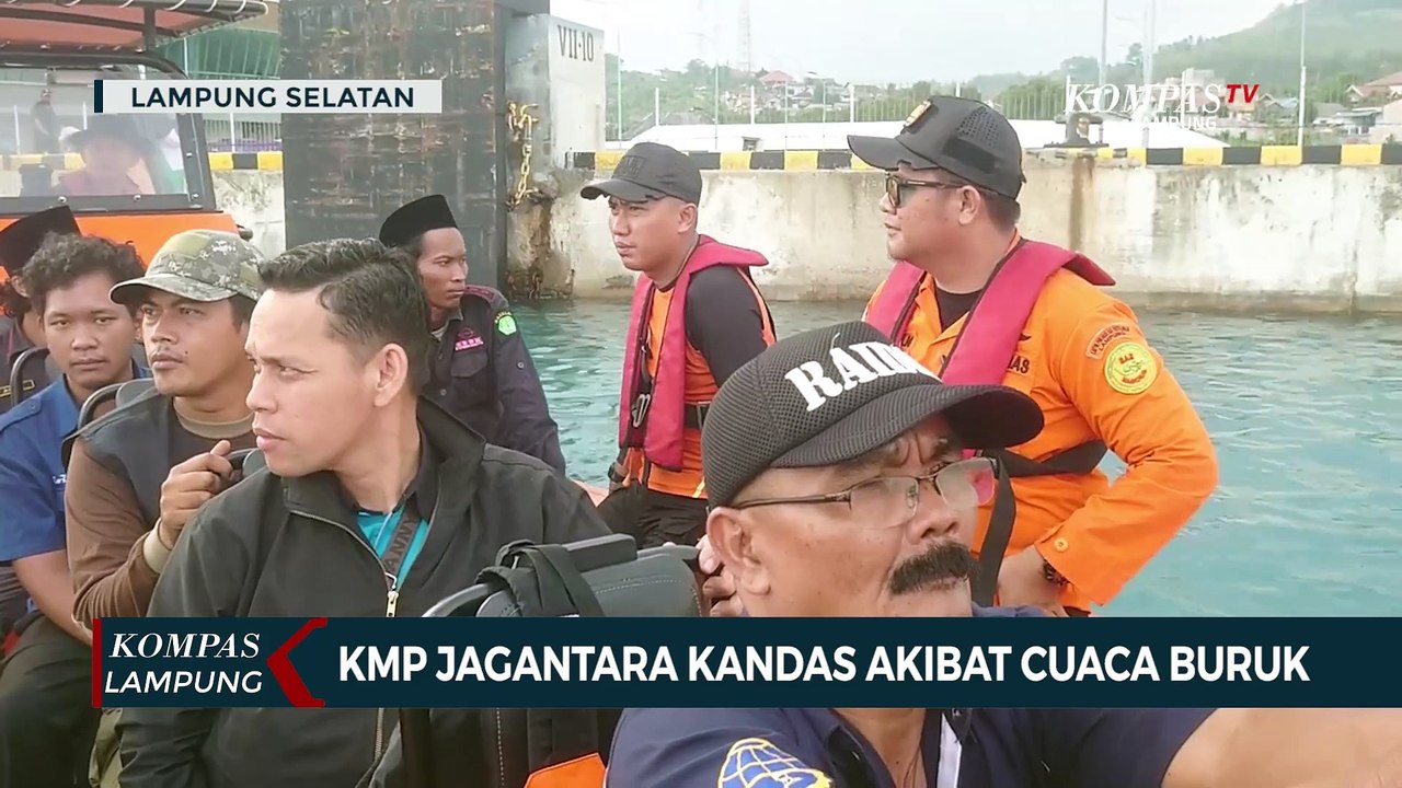 KMP Jagantara Kandas Akibat Cuaca Buruk, Penumpang Dievakuasi - Video Dailymotion