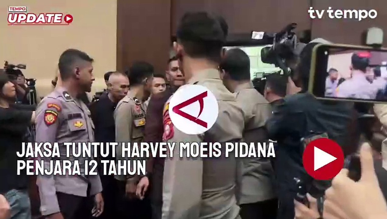 Jaksa Tuntut Harvey Moeis Pidana Penjara 12 Tahun - video Dailymotion