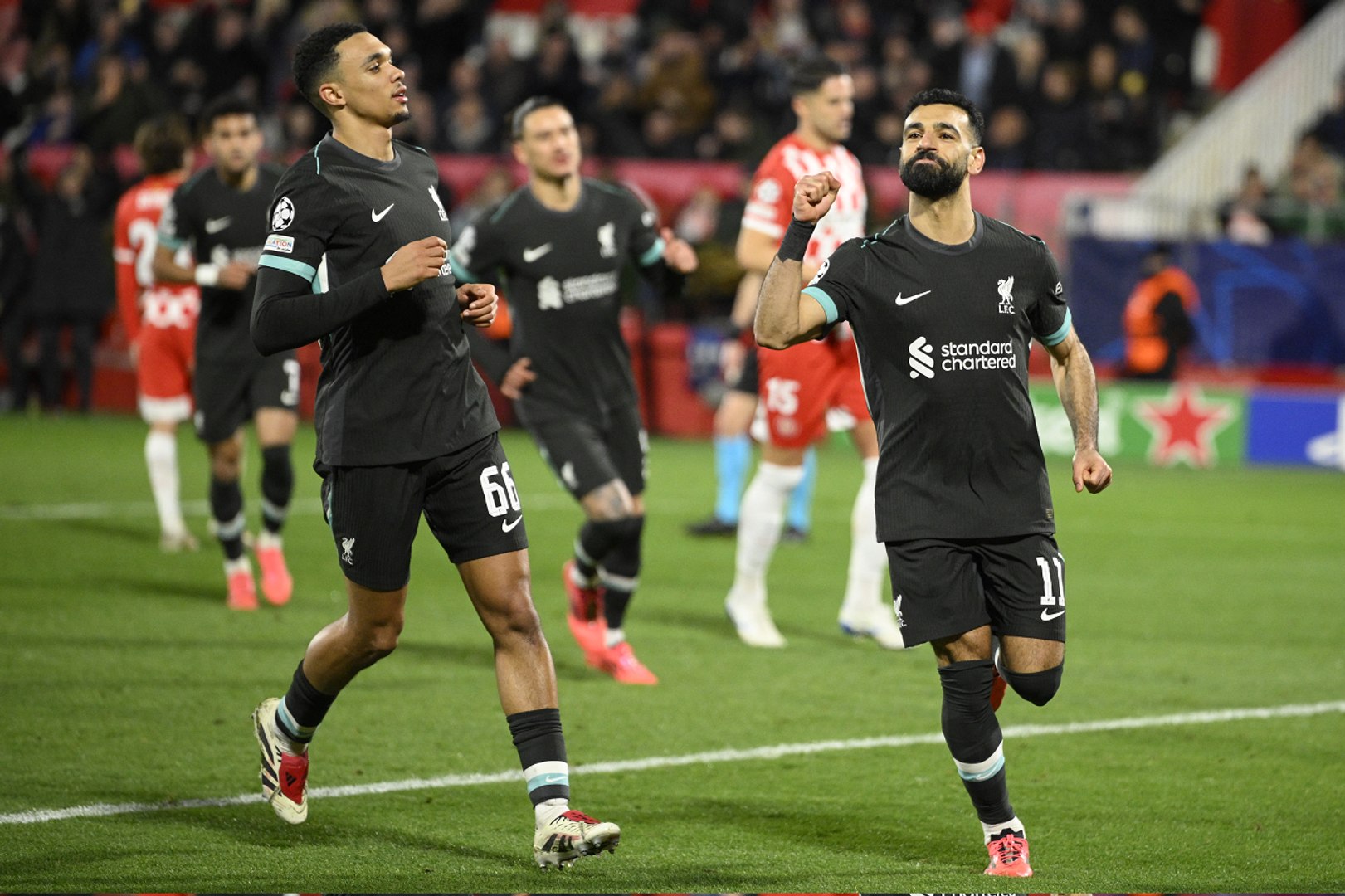 Liverpool close on Champions League progress as Salah seals Girona win ...
