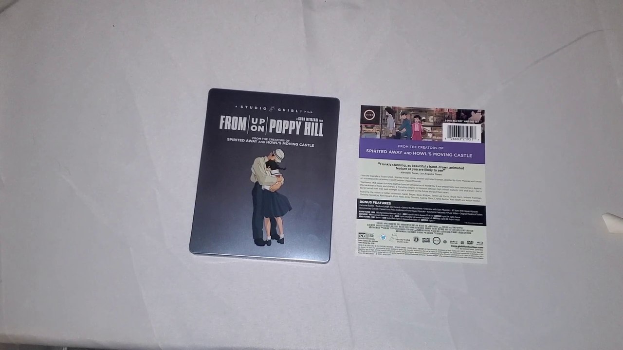 From Up On Poppy Hill Blu-Ray/DVD Steelbook Unboxing - video Dailymotion