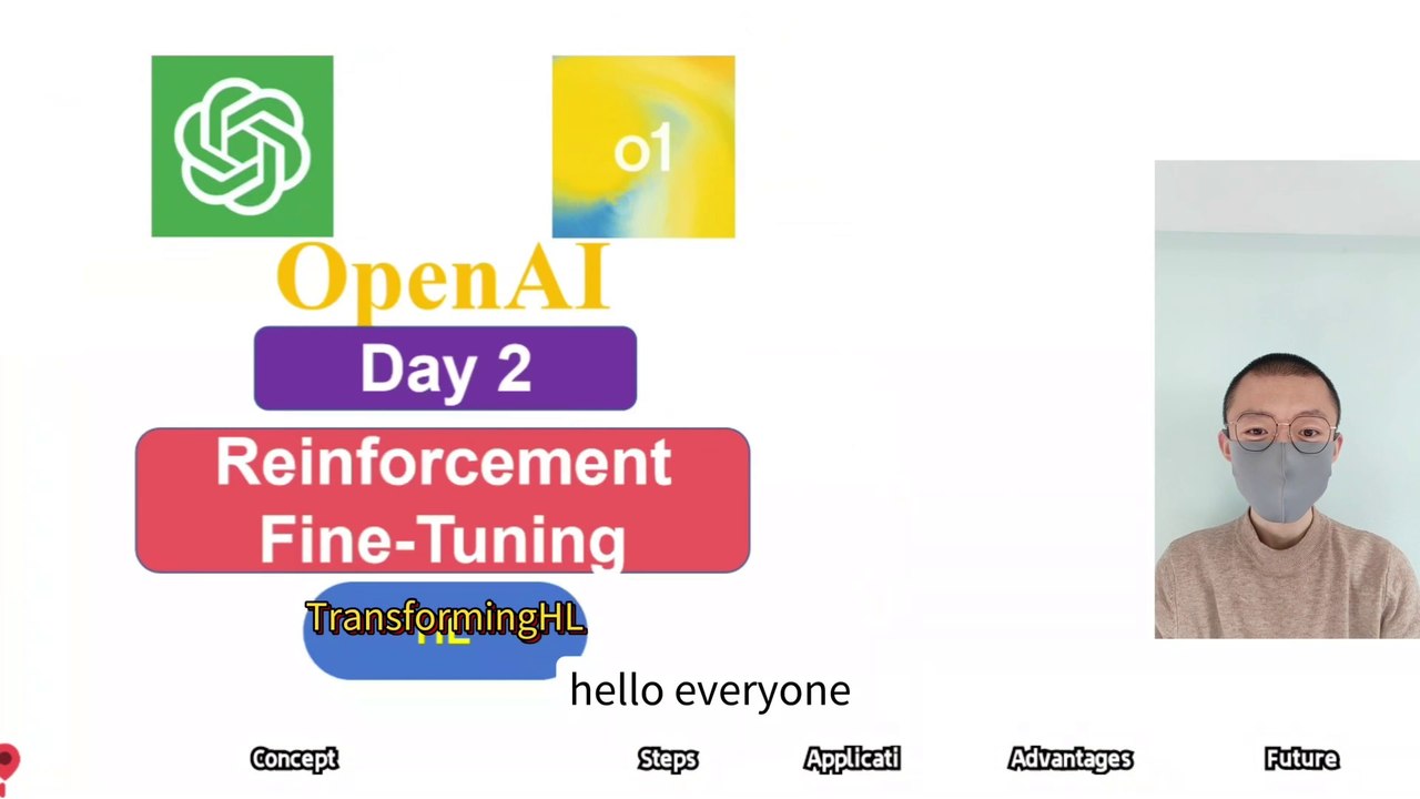 Reinforcement Fine Tuning｜OpenAI Day2's Summary in 4minutes！─影片 Dailymotion