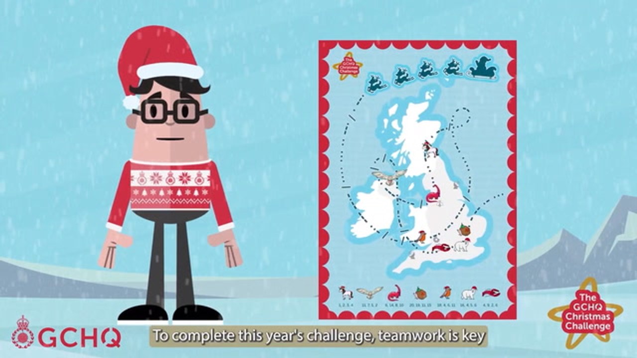 GCHQ Christmas puzzle 2024 - video Dailymotion