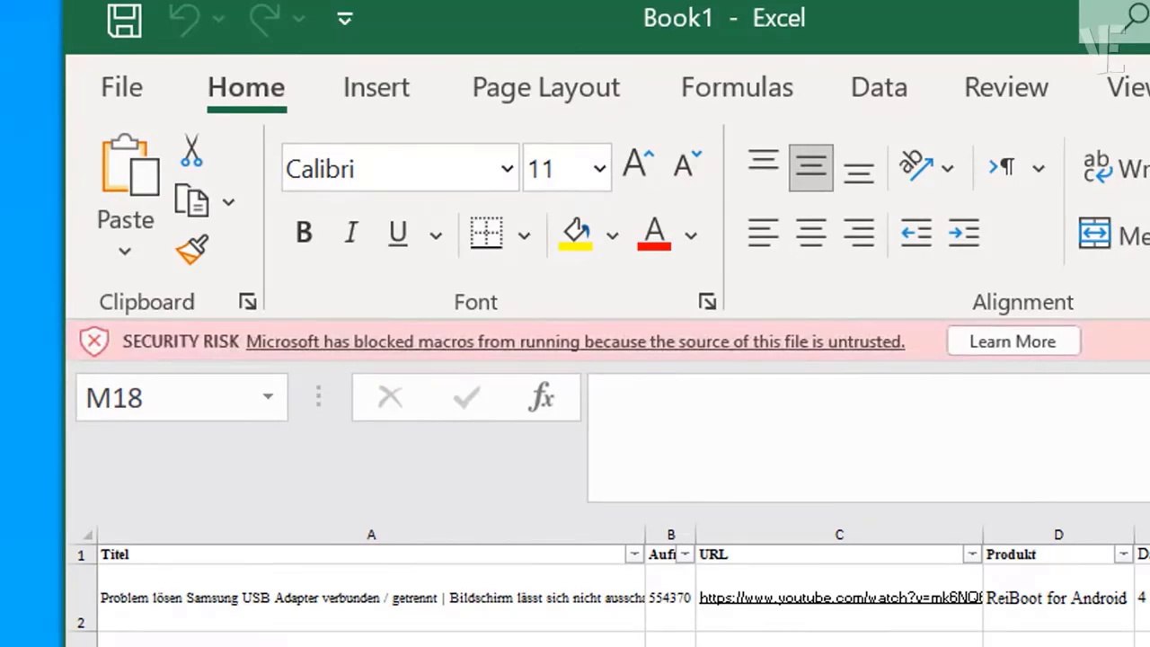 Excel Fixed - Microsoft has blocked macros from running because the ...