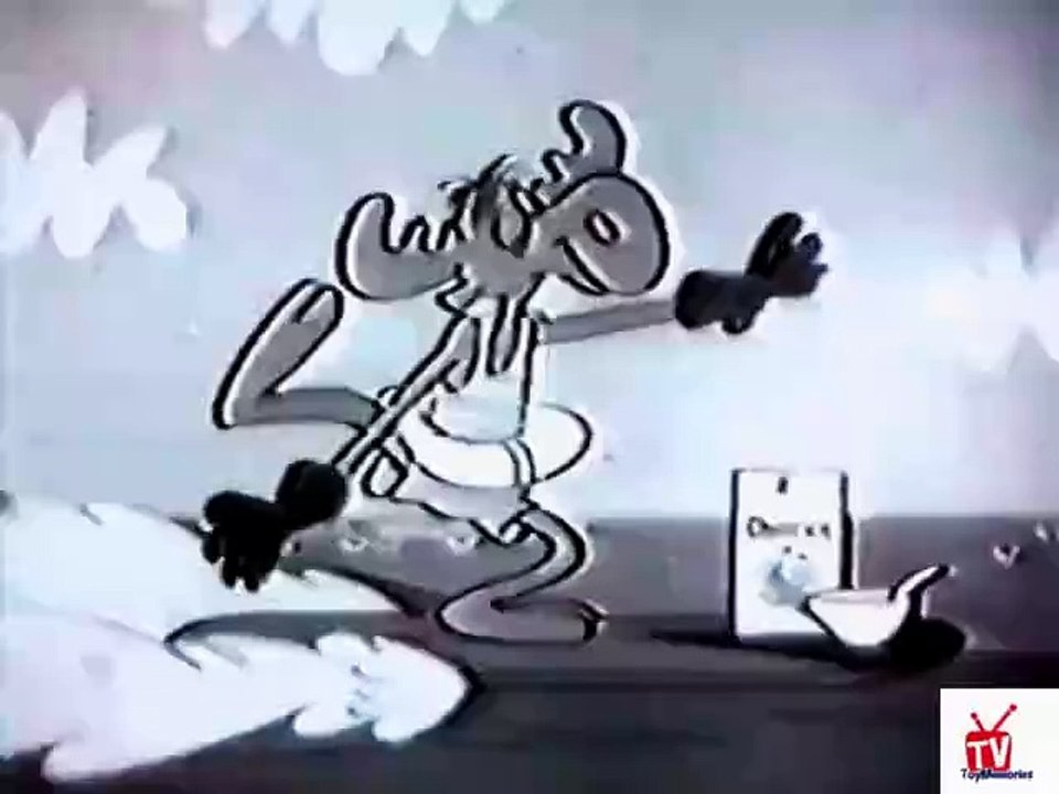 1960s Bullwinkle surfing - Cheerios TV commercial (animated) - video ...