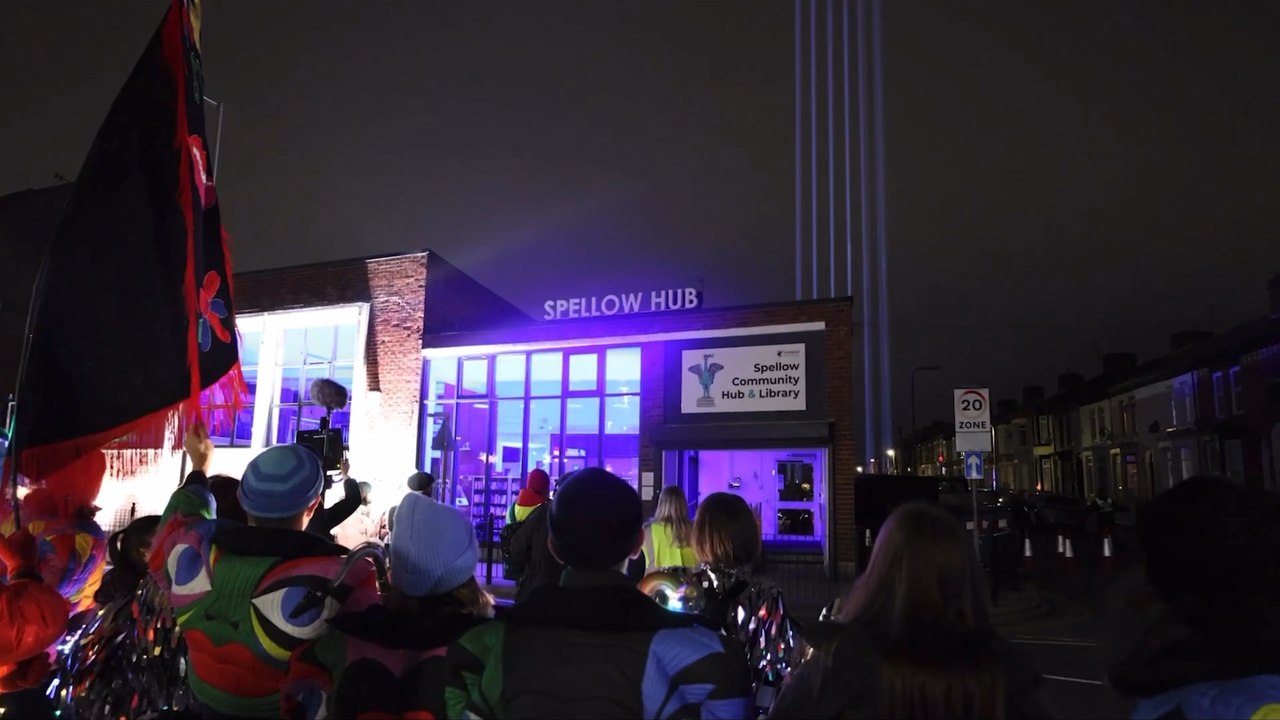 Spellow Library and Community Hub reopens - video Dailymotion