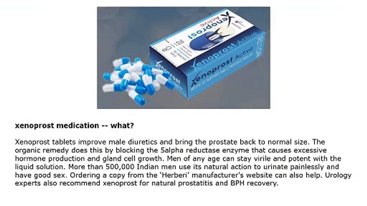 xenoprost active: Improve Prostate Health Uses & Side Effects (India ...