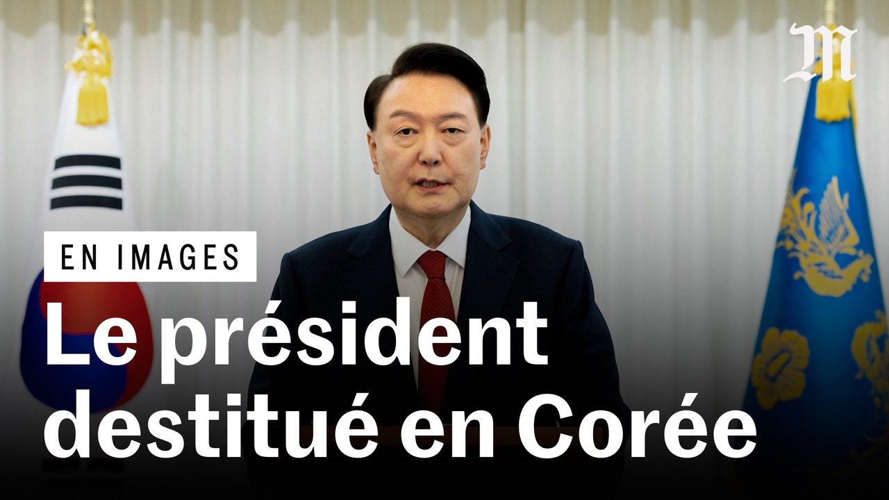 Corée du Sud : le président Yoon Suk Yeol destitué - Vidéo Dailymotion