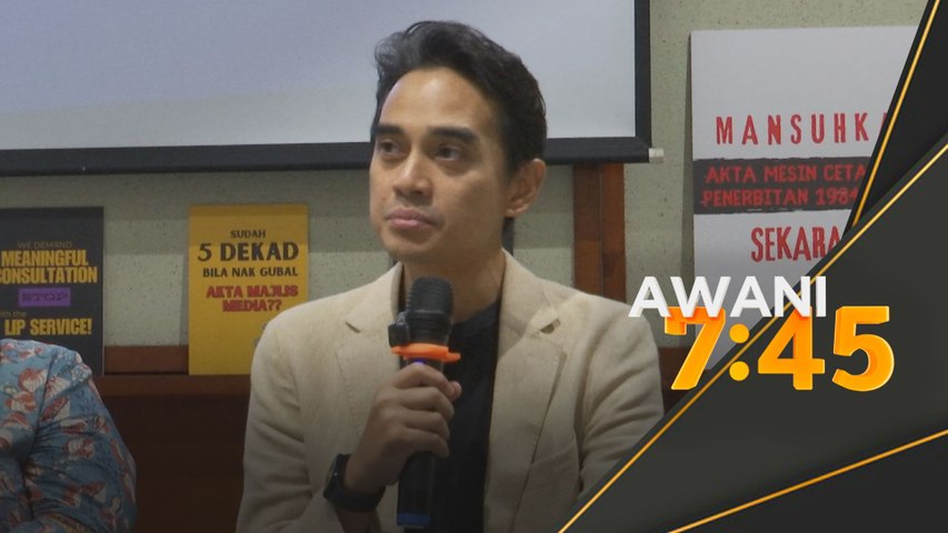 Media perlu beroperasi dalam persekitaran kondusif | Astro Awani