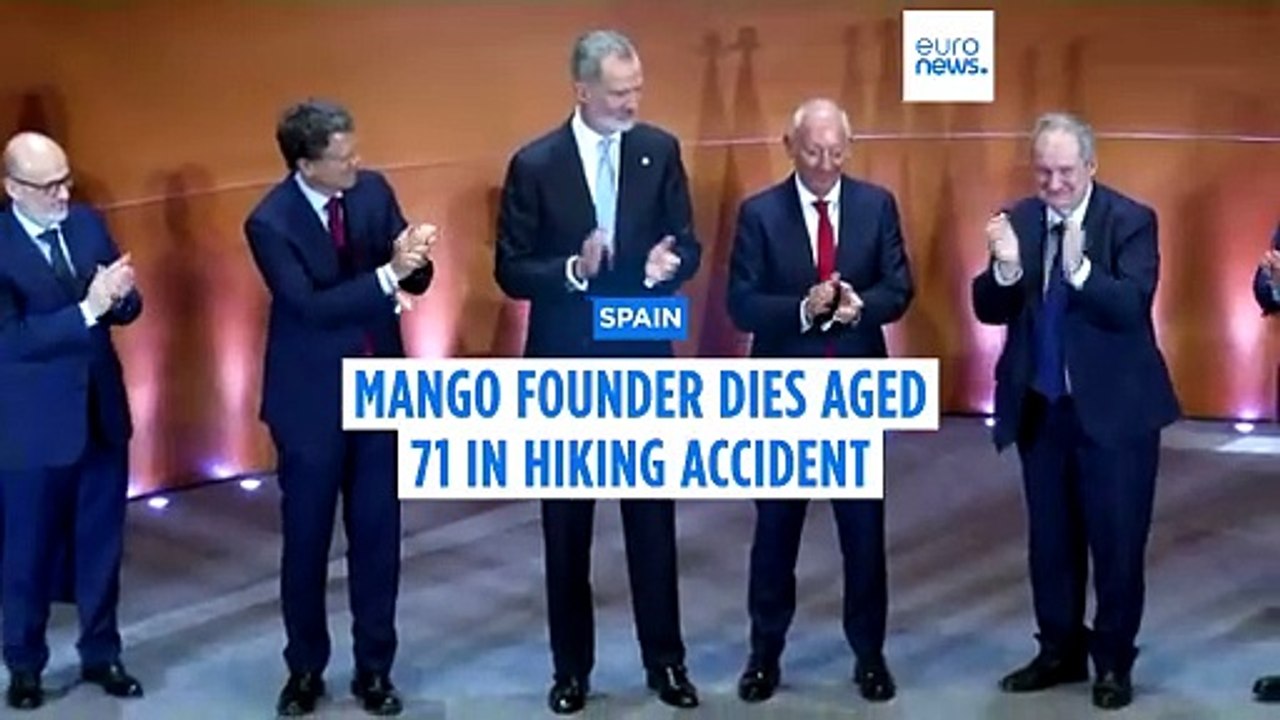 Mango founder dies aged 71 in hiking accident - video Dailymotion
