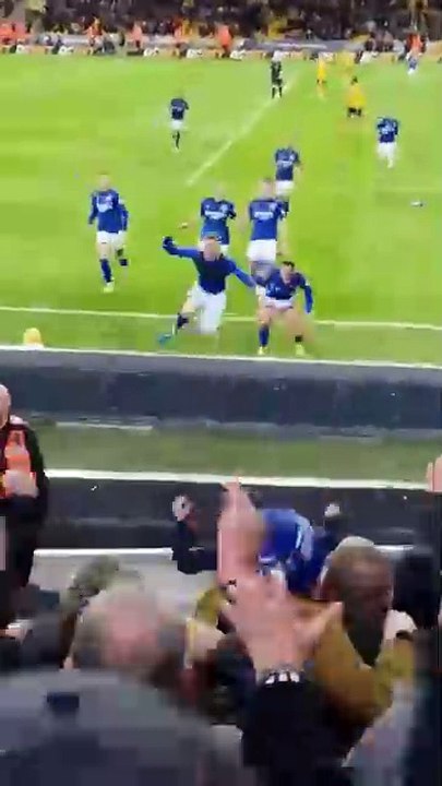 The 94th minute winner from Ipswich away at Wolves , caught from the ...