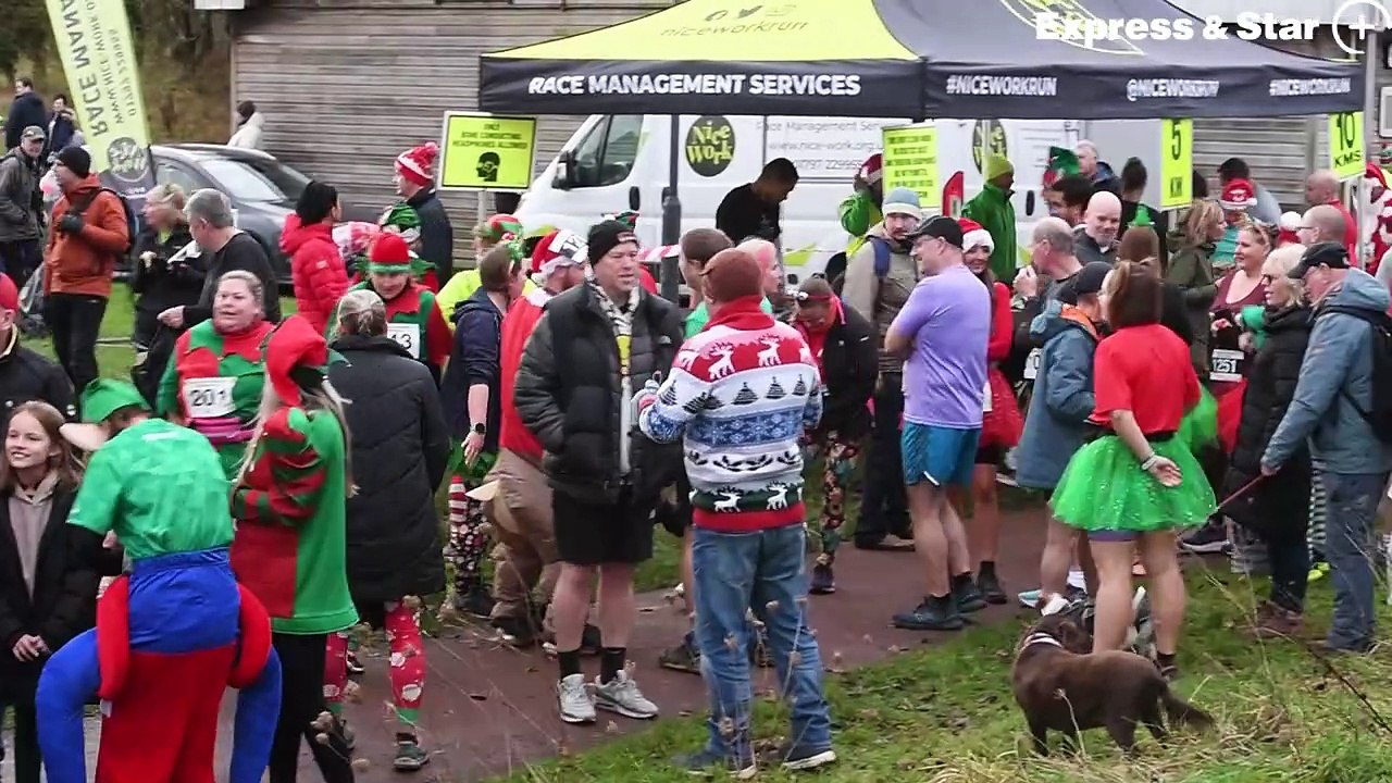Annual Christmas Pudding Run at Chasewater, Brownhills. - video Dailymotion